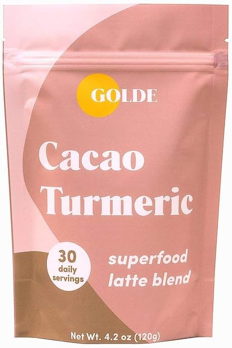 Amazon.com : GOLDE - Superfood Latte Blend - Cacao Turmeric - Plant ...