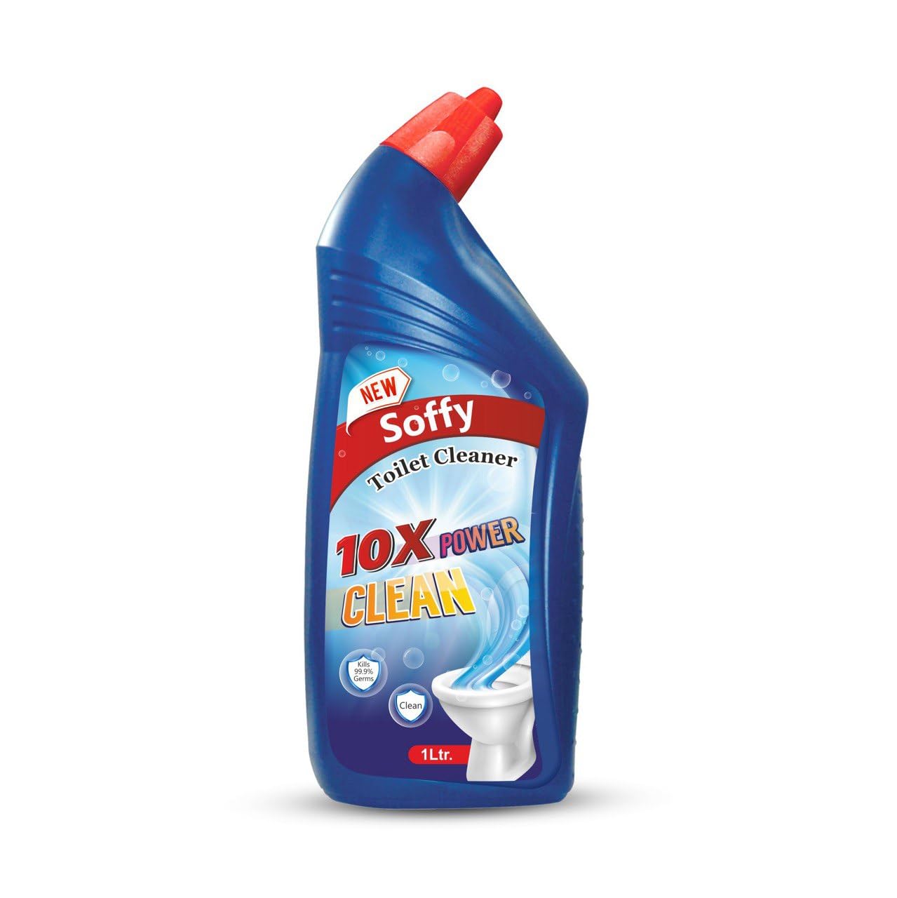 "Soffy Advanced 1-Liter Toilet Cleaner Liquid - Thick Formula with ...