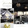Amazon.com: 6 Panels Black Ceiling Drapes for Wedding Ceiling Drapes ...