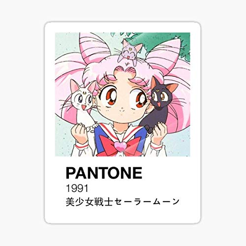 Buy Chibiusa with Luna, Artemis and Diana Sailor Moon Pantone Sticker ...