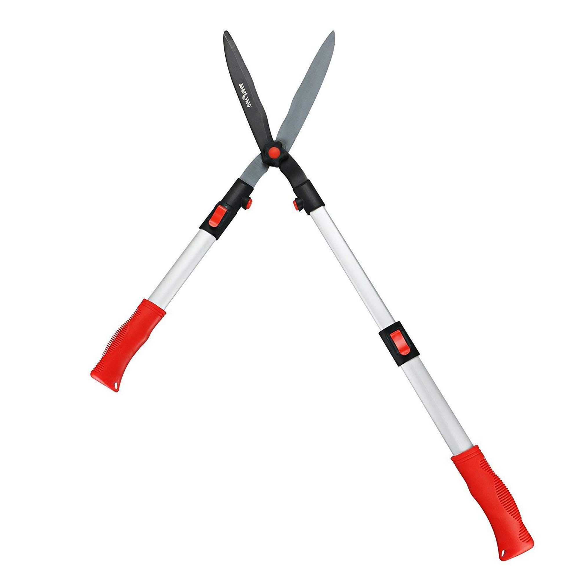 FLORA GUARD Telescopic Hedge Shear, Extendable Handles Adjust to Exact ...