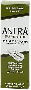 The Shave Factory Ultimate Shaving Kit of 100 Astra Superior Platinum ...
