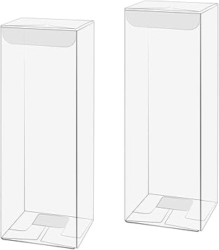 Amazon.com: BILLIOTEAM 36 PCS Clear Gift Favor Boxes Candy Gift Box ...