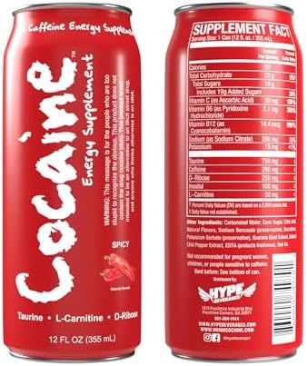 Amazon.com : Cocaine Energy Supplement Spice Blast Energy Drink - Spice ...