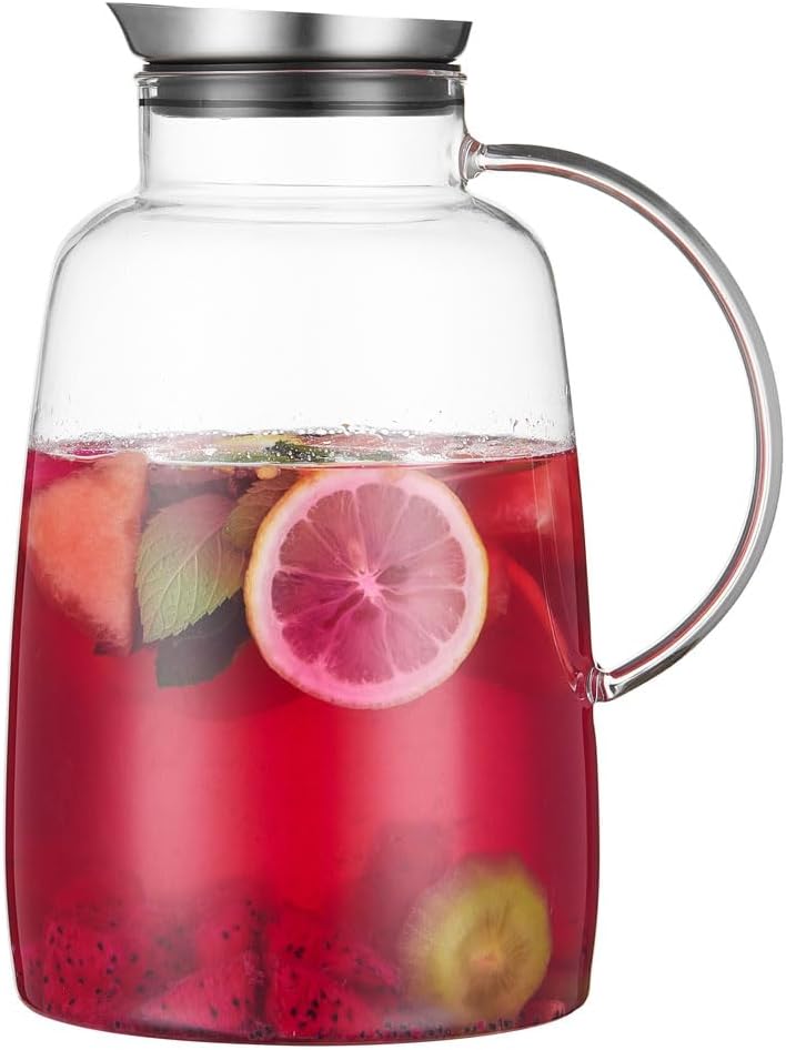 Amazon.com: Purefold Pitcher with Lid, 109 Ounces Water Pitcher, Heat ...