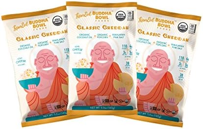 Amazon.com : LesserEvil Buddha Bowl Classic Cheddah Organic Popcorn ...