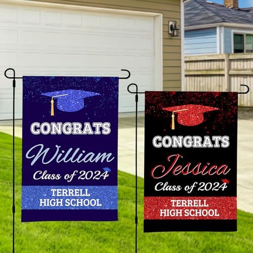 Amazon.com : Graduation Garden Flag 2024, Senior Garden Flag 2024 ...