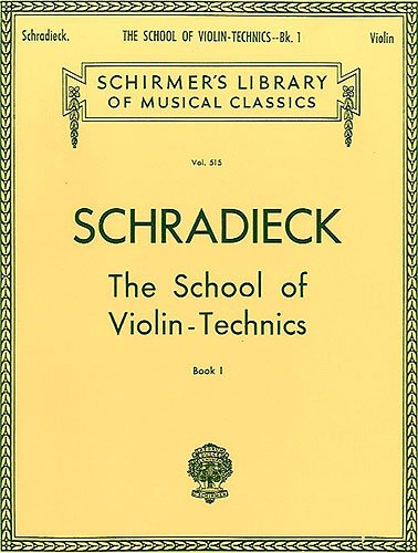 School Of Violin Technics - Book 1 For Violin: Henry Schradieck: Amazon ...