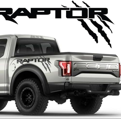 Amazon.com - Fits Ford Raptor Pickup Truck Bedside Vinyl Decals Set of ...