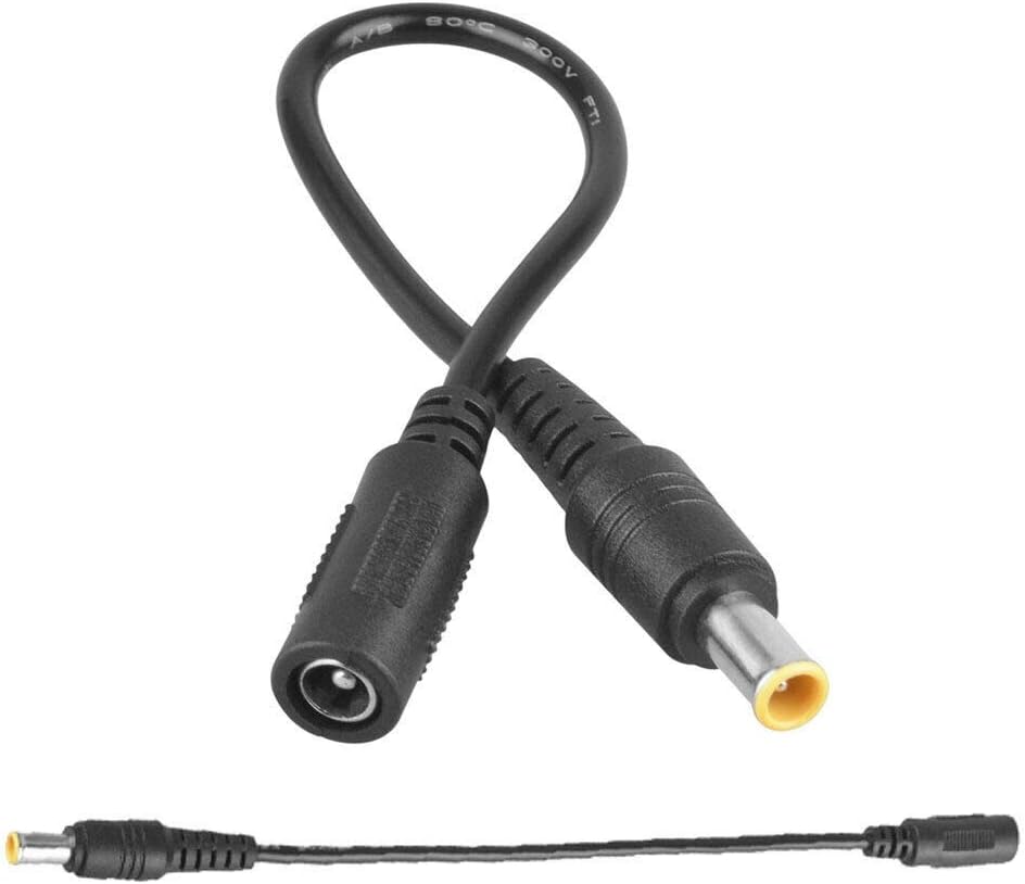 Amazon.com: yanw 5.5mm x 2.1mm Female to 6.5mm x 4.4mm Male Straight DC ...