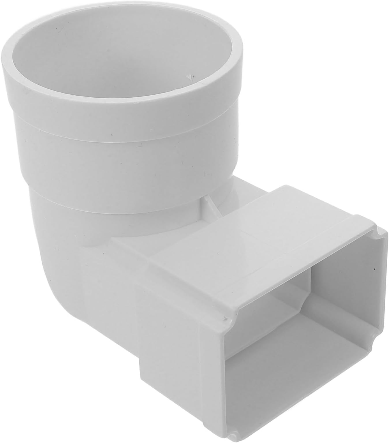Rain Gutter Adapter: Plastic Downspouts Drainage Connector 90 ...