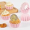 Amazon.com: Caperci Grease-Resistant Pink Mini Cupcake Liners 200 ...