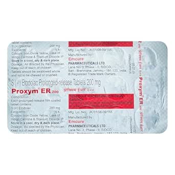 Proxym ER 200 - Strip of 15 Tablets : Amazon.in: Health & Personal Care