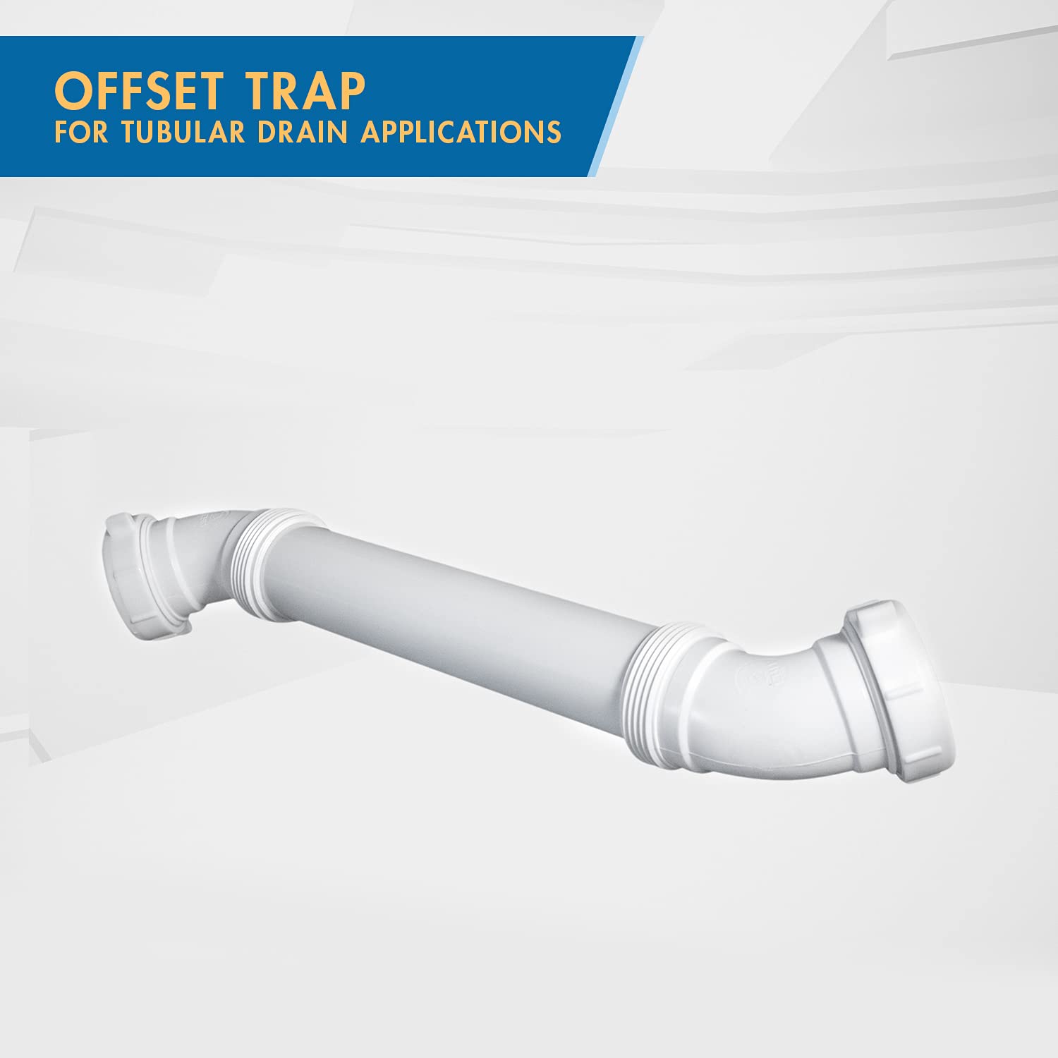 Snapklik.com : Q44434 Plastic Offset Trap For Tubular Drain ...