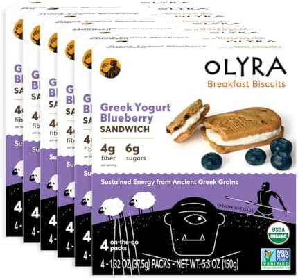 Amazon.com: Olyra Organic Breakfast Biscuit Sandwiches | Greek Yogurt ...