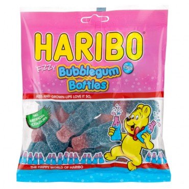 Amazon.com : Haribo Fizzy Bubblegum Bottles 200g : Grocery & Gourmet Food