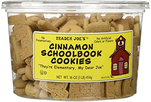 Amazon.com: Trader Joe's Cinnamon Schoolbook Cookies : Grocery ...