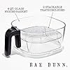 Amazon.com: Rae Dunn 1200W 4Qt Air Fryer with GLASS Frying Basket ...