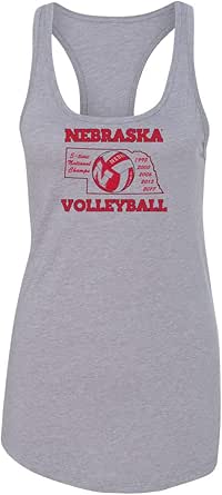 Amazon.com: CornBorn Nebraska Huskers Tank Tops - Womens Apparel ...