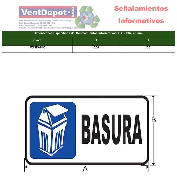 Letreros De Basura - Ferreteria Y Herramientas