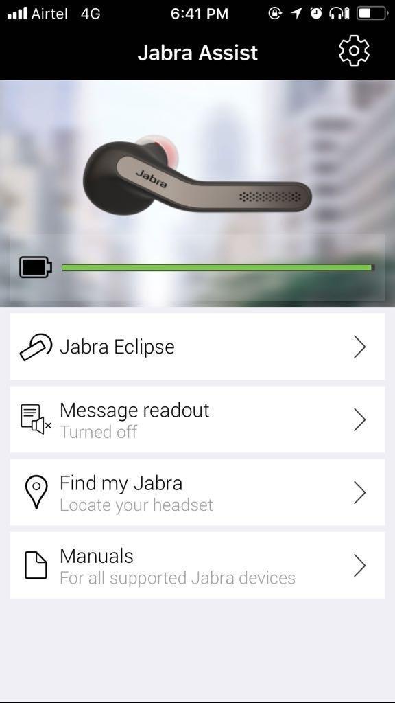 Jabra Eclipse Wireless Bluetooth Headset (Black) : Amazon.in: Electronics