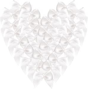 Amazon.com: Micomon 50pcs 1.2-Inch Mini Satin Ribbon Bows for Crafts ...