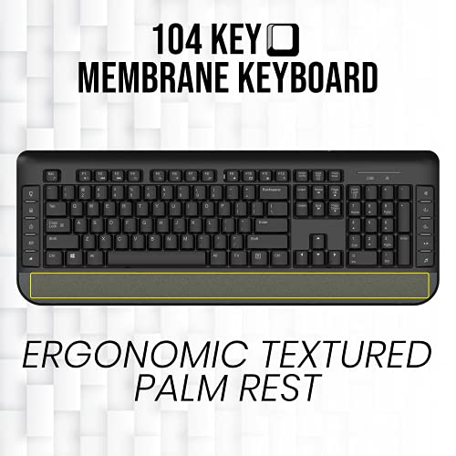 Coconut WKM17 Marvel Wireless Keyboard and Mouse Combo for Windows, 2 ...