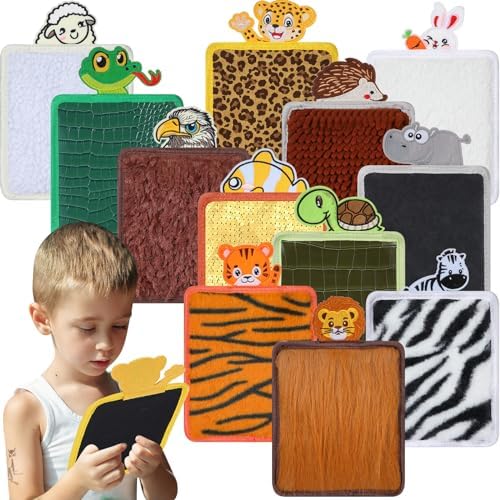 Amazon.com: 24 Set Sensory Mats Assorted Textured Play Mat Sensory Mats ...