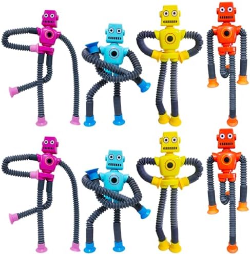 Amazon.com: 5 Pcs Funny Spring Wind-up Dancing Walking Robot Toy for ...