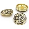 Amazon.com: Betoplin 12 Pieces Gold Blazer Buttons, Vintage Metal Shank ...