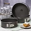 Amazon.com: Ecolution Bakeins 3 Piece Springform Pan Set, Gray, 8”, 9 ...