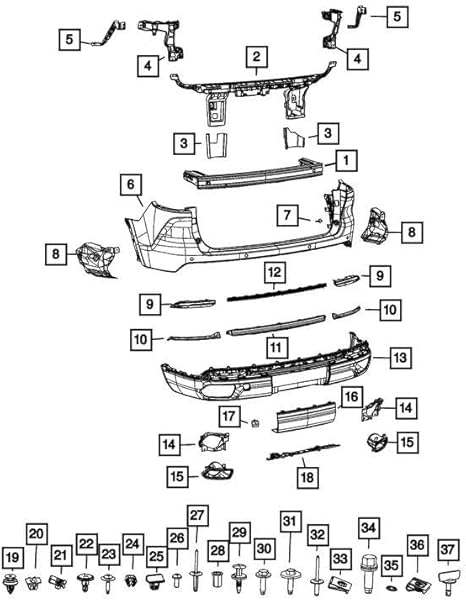 Amazon.com: Mopar 6XP93TZZAD BEZEL HITCH : Automotive