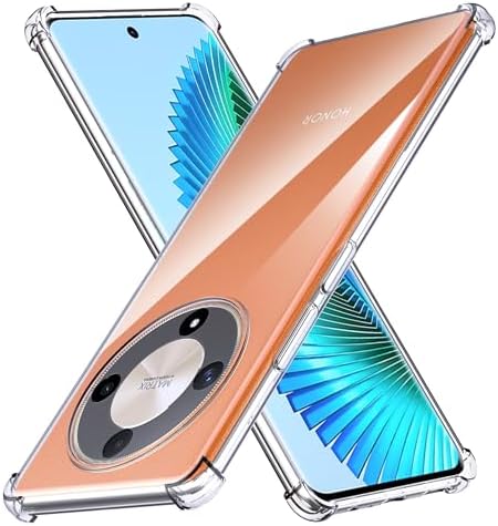 Foluu Crystal Clear Case for Honor Magic6 Lite, Reinforced Corners ...