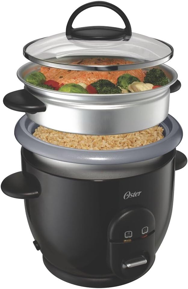 Amazon.com: Oster Titanium Infused DuraCeramic 6-Cup Rice & Grain ...