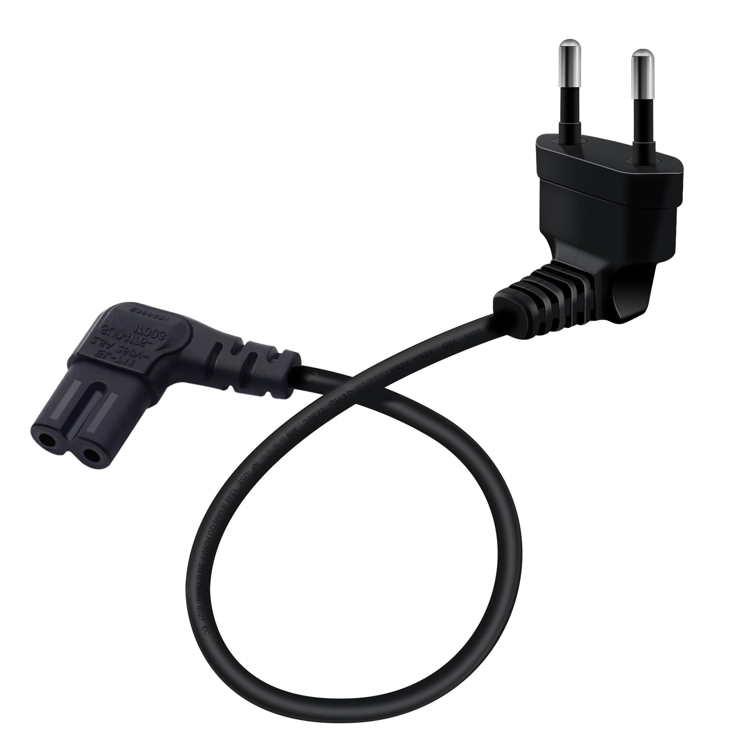 Cavo PC Monitor 5 Piedi Cavo Alimentazione AC 2 Poli 5ft NEMA A IEC C7 ...