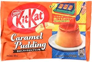 Amazon.co.jp: Nestle Kit Kat Mini Caramel Pudding, Pack of 10 : Food ...