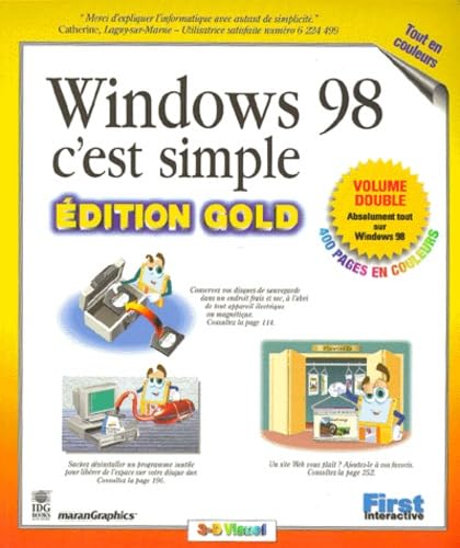 Amazon.com: Windows 98, c'est simple Edition Gold: 9782844271204 ...