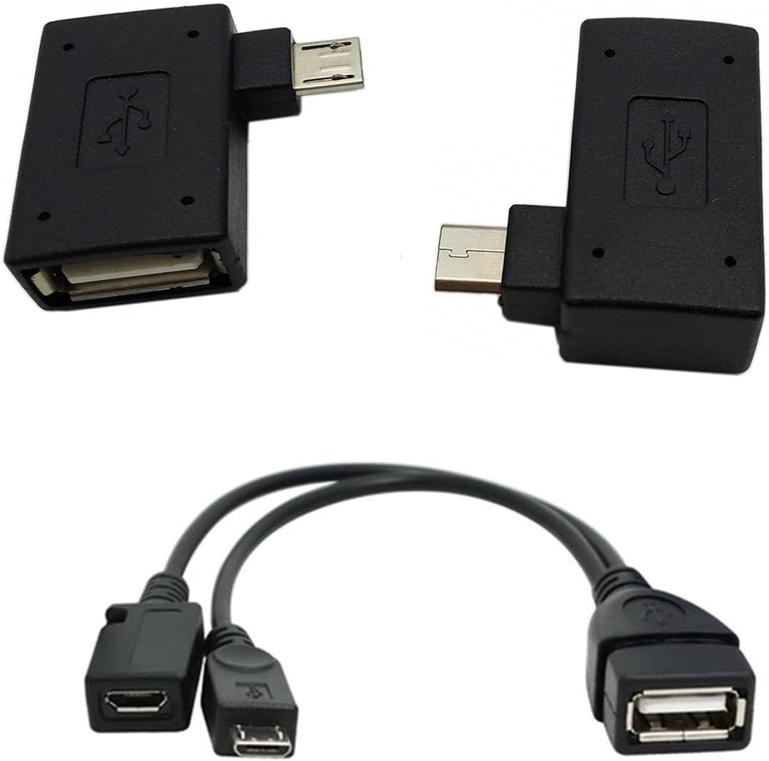 TV xStream Multi-Pack of OTG Adapters, 90 Left Angle, 90* Right Angle ...