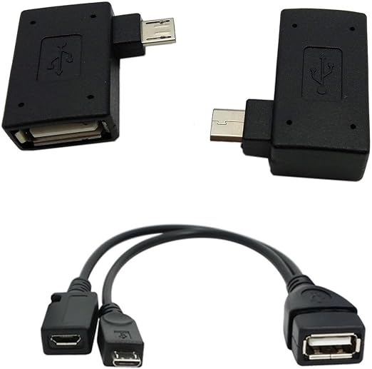 TV xStream Multi-Pack of OTG Adapters, 90 Left Angle, 90* Right Angle ...