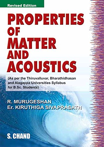 Properties Of Matter And Acoustic , Kiruthiga Sivaprasath - Amazon.com