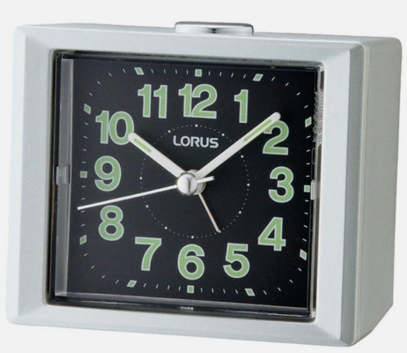Lorus Bedside Alarm Clock LHE032SNB1 : Amazon.co.uk: Home & Kitchen