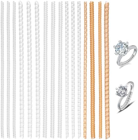 Mynoozi 16 Pack Ring Size Adjuster for Loose Rings, Invisible Ring ...