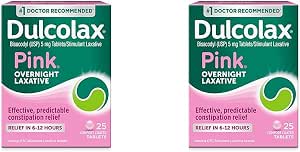 Amazon.com: Dulcolax Pink Overnight Relief Stimulant Laxative ...