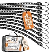 VBEST Small Bungee Cords with Hooks - Mini Bungee Cords Heavy Duty ...