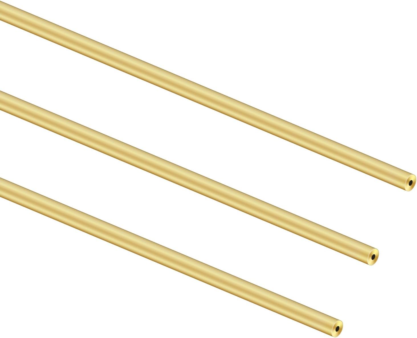 iMeistek Messing ronde buis, 300 mm lengte 3 mm OD 1 mm wanddikte ...
