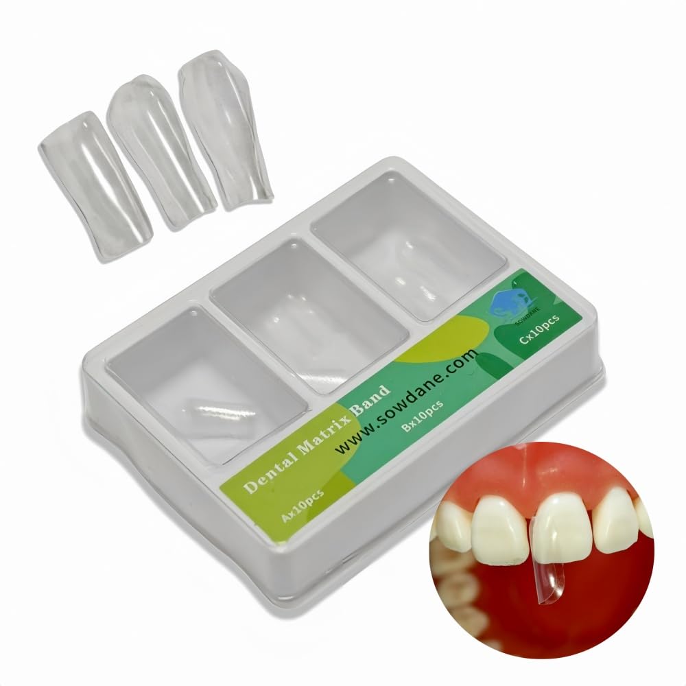 Amazon.com: 30pcs/Pack Dental Matrix Bands Anterior Matrix Strip Metal ...