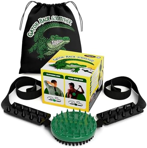 Amazon.com: Upgraded Curved Back Scratcher for Men Women, 360° Flexible ...