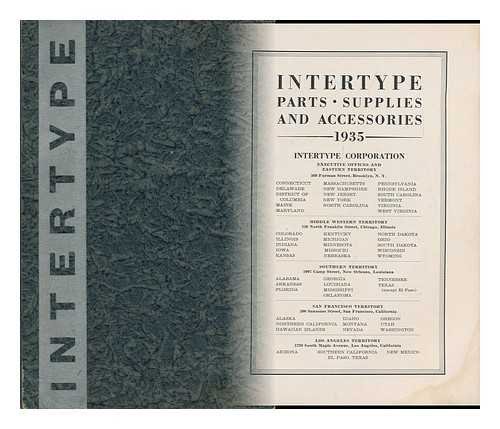 Intertype Parts Supplies & Accessories - Trade Catalogue: Intertype ...