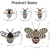 Amazon.com: PAGOW 5 Pcs Rhinestone Beaded Bee Patches, Sew on Crystal ...