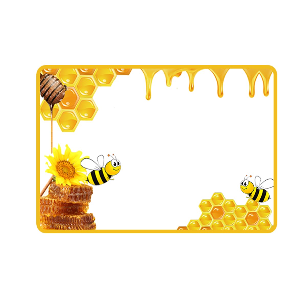 Fall Name Tags 60pcs Bee Cutouts - Cute Bee Name Tags, Bulletin Board ...